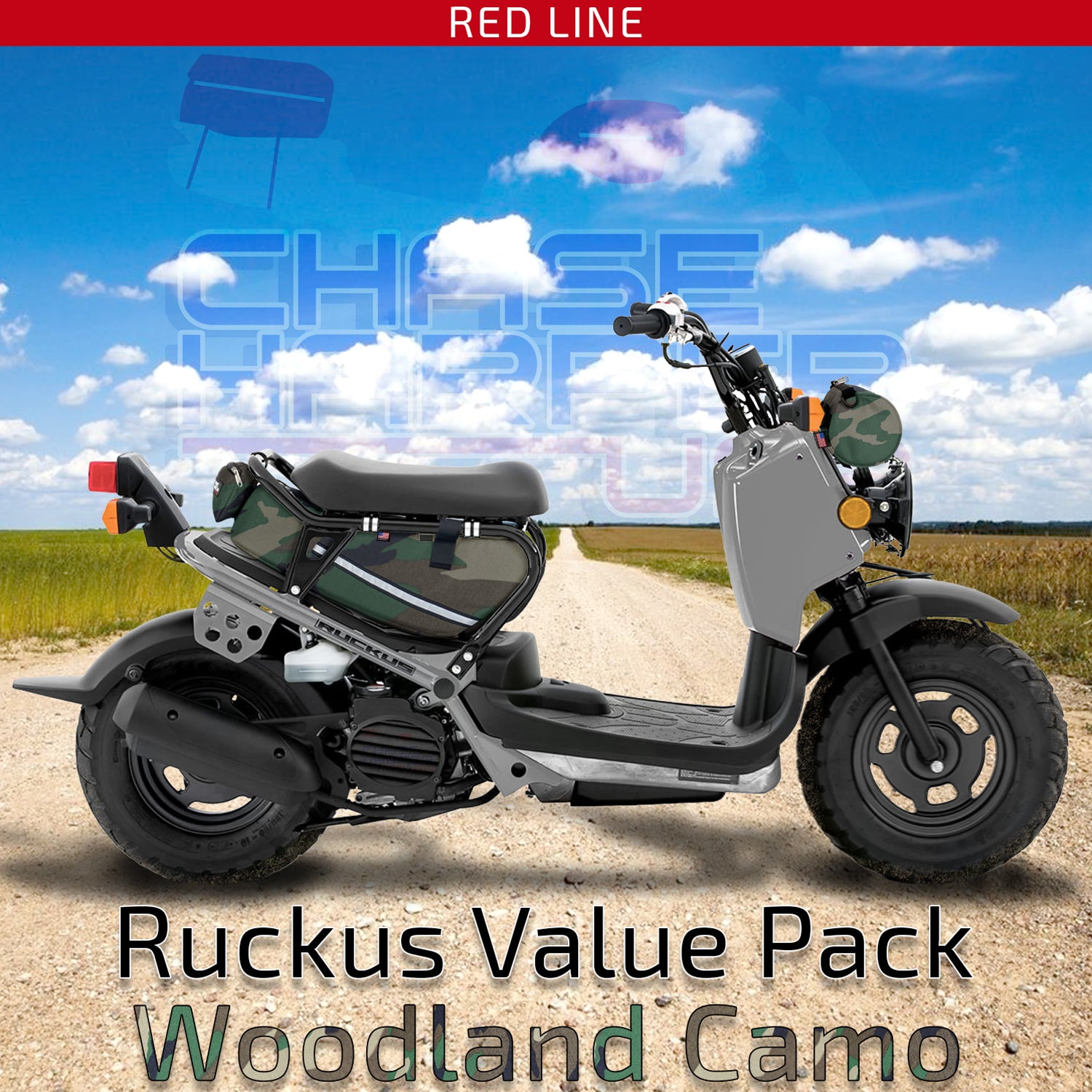 Chase Harper USA 5000 Honda Ruckus Under the Seat Bag