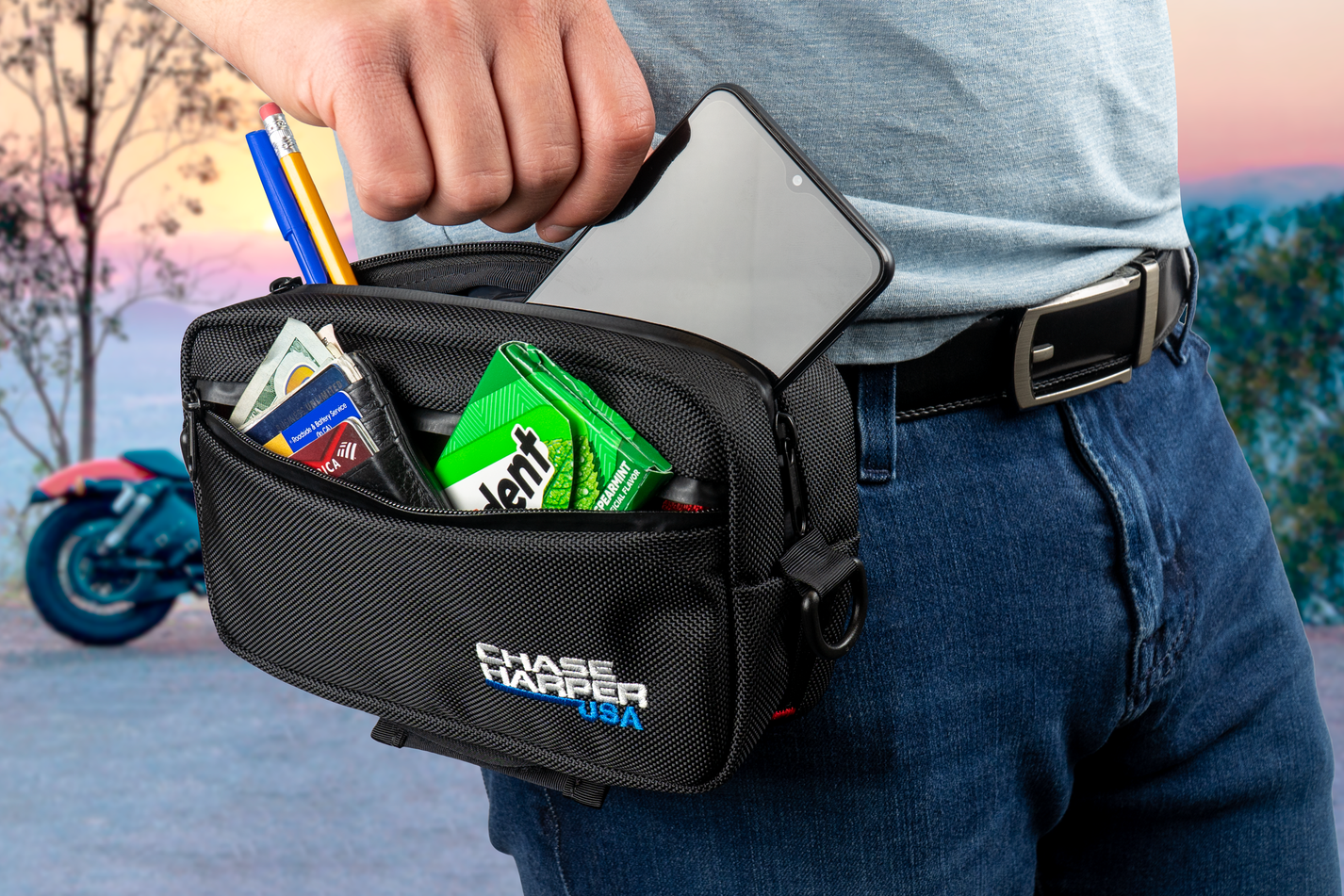 Trap Pack Hip Pouch - Compact and Versatile | Chase Harper USA