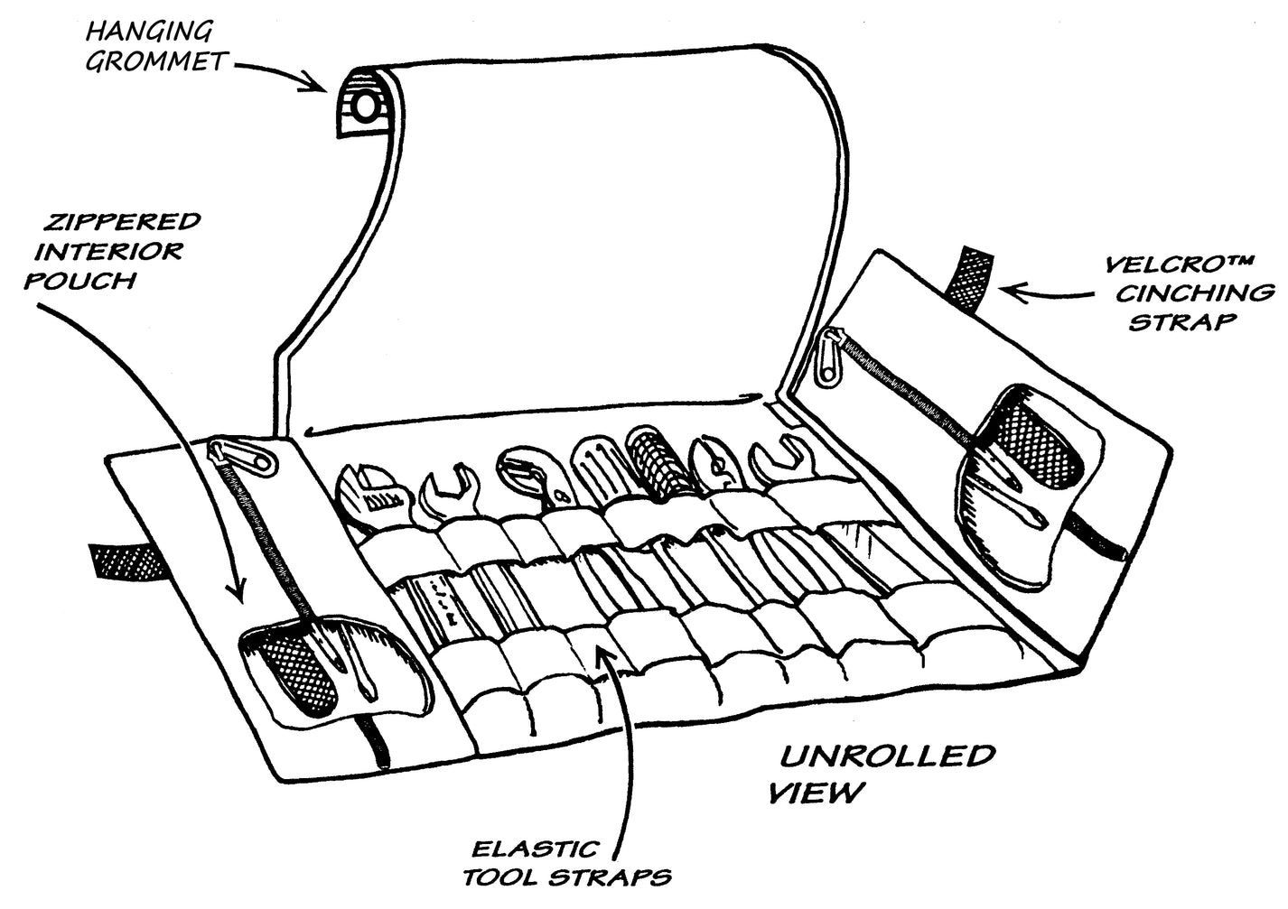 8875 Tool Roll - (tools not included) – Chase Harper USA